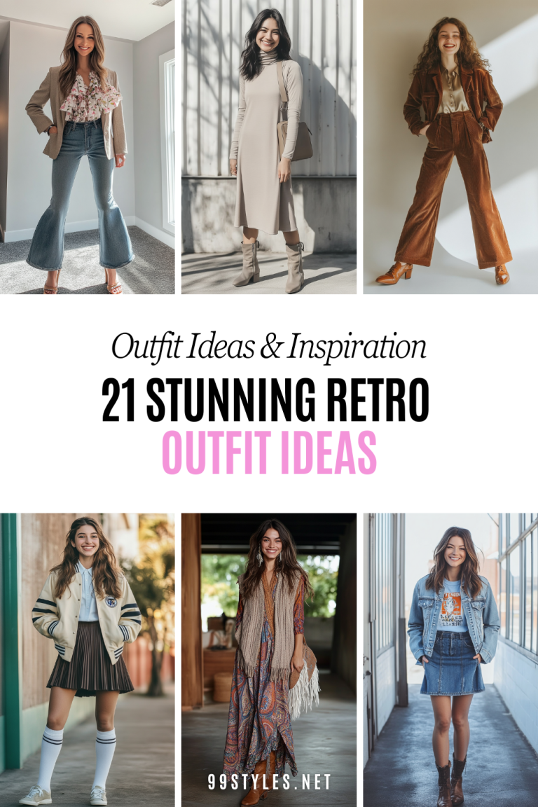 25+ Iconic Retro Outfit Ideas in 2025 – 99Styles